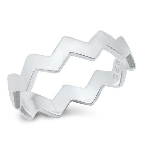 Anillo Grueso Zig Zag – Zazü